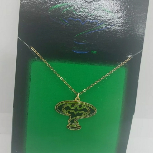DC Comics | Jewelry | Batman Forever Riddler Logo Vintage Necklace 995 ...